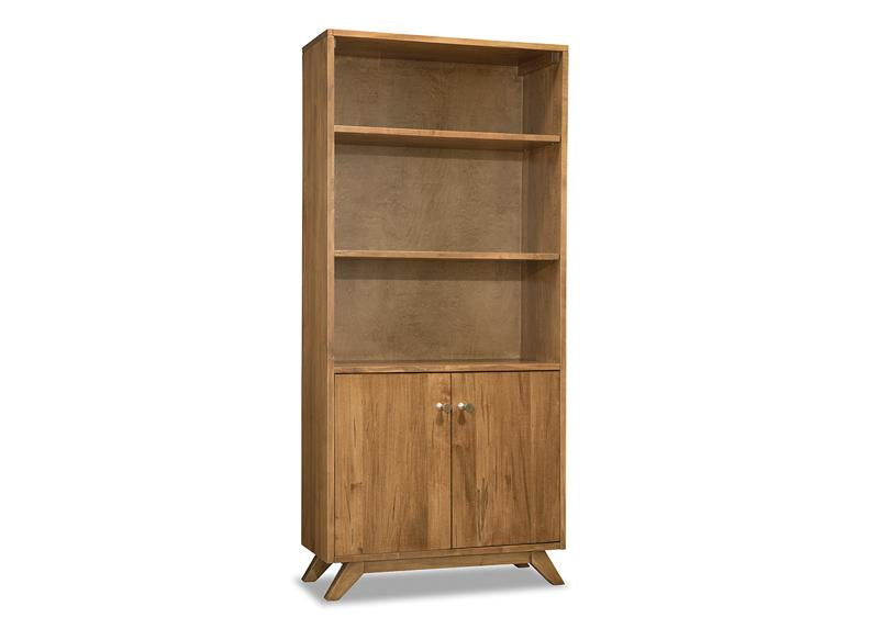 Tribeca Bookcase With Doors – Joshua Creek Furniture