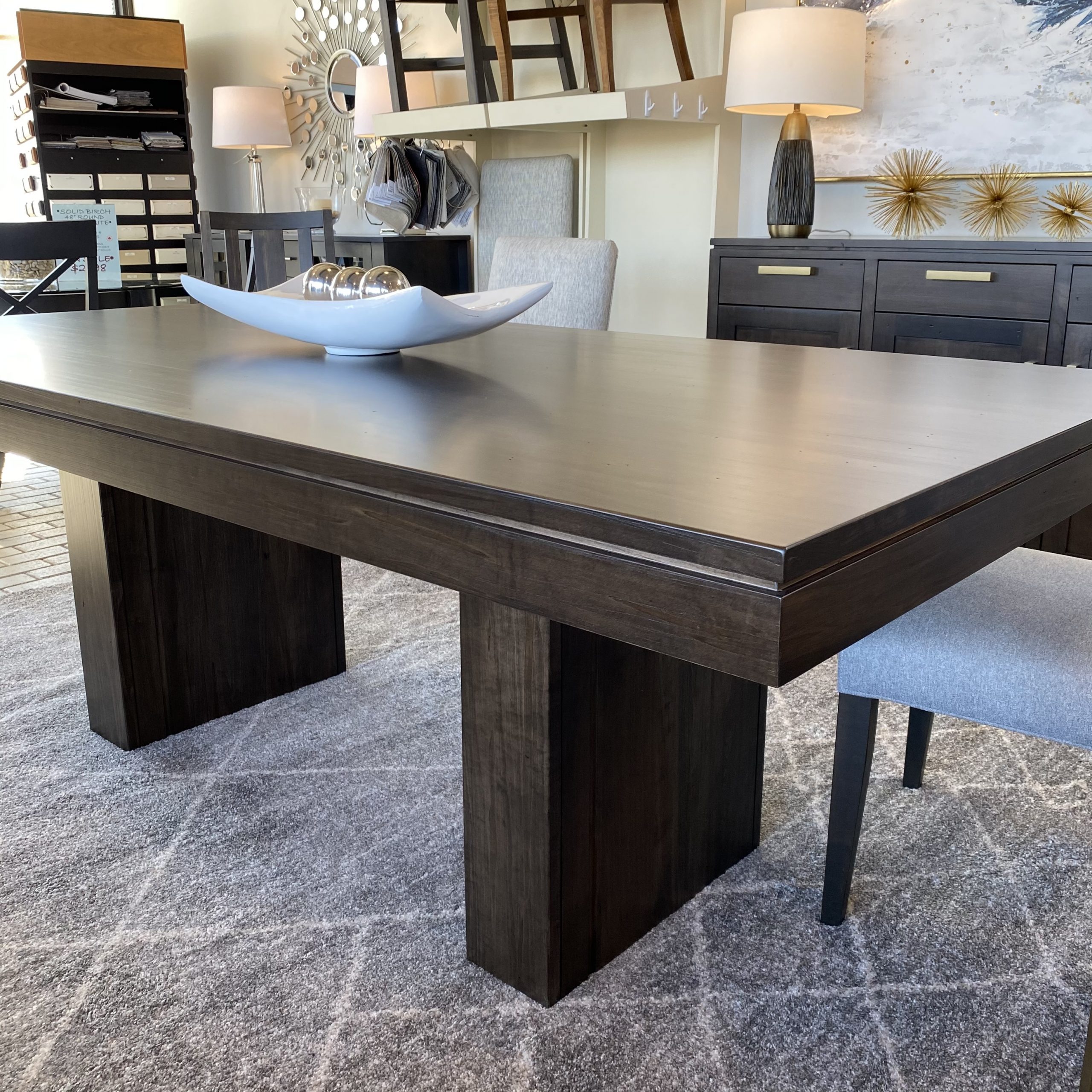 Solid Maple Pedestal Table Joshua Creek Trading Furniture
