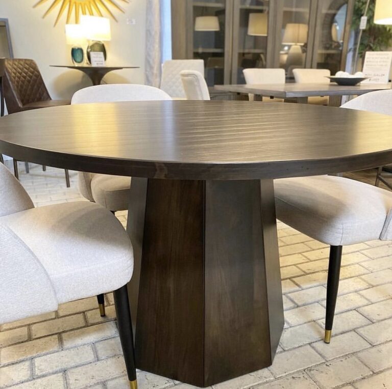 The Rove Solid Maple Dining Table Joshua Creek Trading Furniture